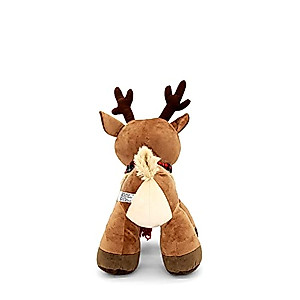Plushible Plush Reindeer Stuffed Animal - Holiday Deer Characters with Antlers Toy for Girl, Boy, Baby, and Toddler - Christmas Decor Animals - Little Plushie Toys - 8 Inch - Randall