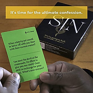 Truth or Drink: SIN Edition by Cut – Reveal Your Guilty Pleasures with 250+ Devilish Questions Inspired by The Seven Deadly Sins (Stand-Alone or Expansion Pack)