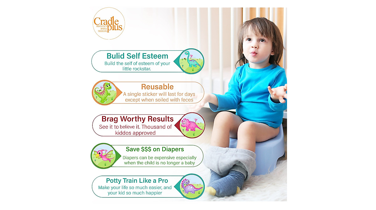 Potty Training Magic Stickers & Watch - Fun & Effective