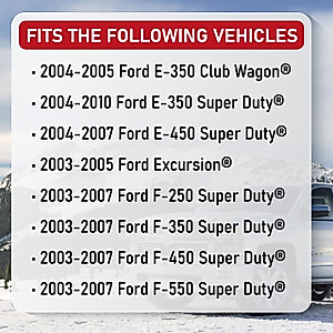 Engine Oil Cooler Kit - Compatible with Ford Trucks - Powerstroke 6.0L V8 F250, F-350, F450, F550 Super Duty, Excursion, E350, E-450 - Replaces Part 904-228, OCK388, 3C3Z 6A642 CA - Gasket Seal Kit