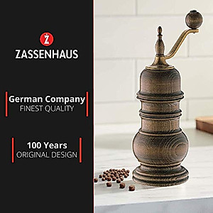Zassenhaus Speyer 5.1-Inch Dark Stained Beech Pepper Mill