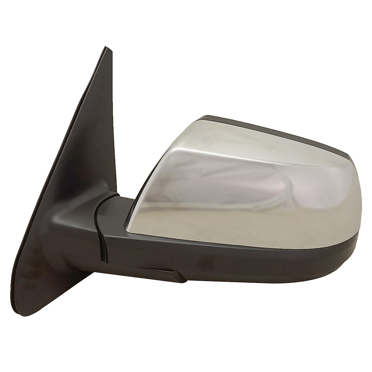 Kool Vue Mirror Compatible with 2007-2013 Toyota Tundra and 2008-2013 Sequoia Driver Side With Heated, Power Folding, In-glass Signal Light, Puddle Light