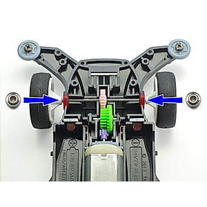 Tamiya 15519 Mini 4WD GP.519 HG Round Hole Ball Bearings (4 pcs.)