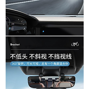 Rearview Mirror Phone Holder for Car,Rotatable and Retractable Car Phone Holder Mount 2023 Universal Multifunctional 360° Rear View Mirror Phone Holder Pro Clip Car Mirror Phone Mount for Cell Phone