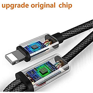 [Upgraded ] 2 in 1 Audio Charging Cable Compatible with iPhone/iPad,3.5mm Aux Cord Audio Jack Works with Car Stereo Speaker Headphone Car Charger Compatible with iPhone13/ 13 Pro/12/11/XS/XR/8/7/SE