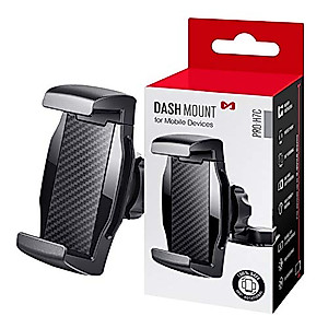 JIMISHA Car Phone Holder, Phone Car Mount with Stick On Base Cell Phone Car Mount Sticky Adhesive Mount Holder for 4 inches to 6.5 inches Smartphones