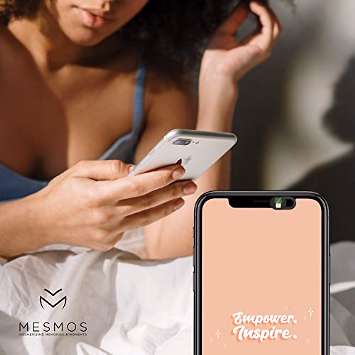 MESMOS 6pk Laptop Camera Cover Slide Cute, Laptop Accessories, Webcam Cover Slide, Phone & Computer Camera Cover Slide, Web Cam Privacy Cover, Camera Blocker. Fits MacBook Pro & Air, iPhone iPad iMac