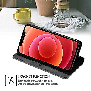 BANLEI2U Phone Cover Wallet Folio Case for LG V20 Mini, Premium PU Leather Slim Fit Cover, Anti Shock, Black