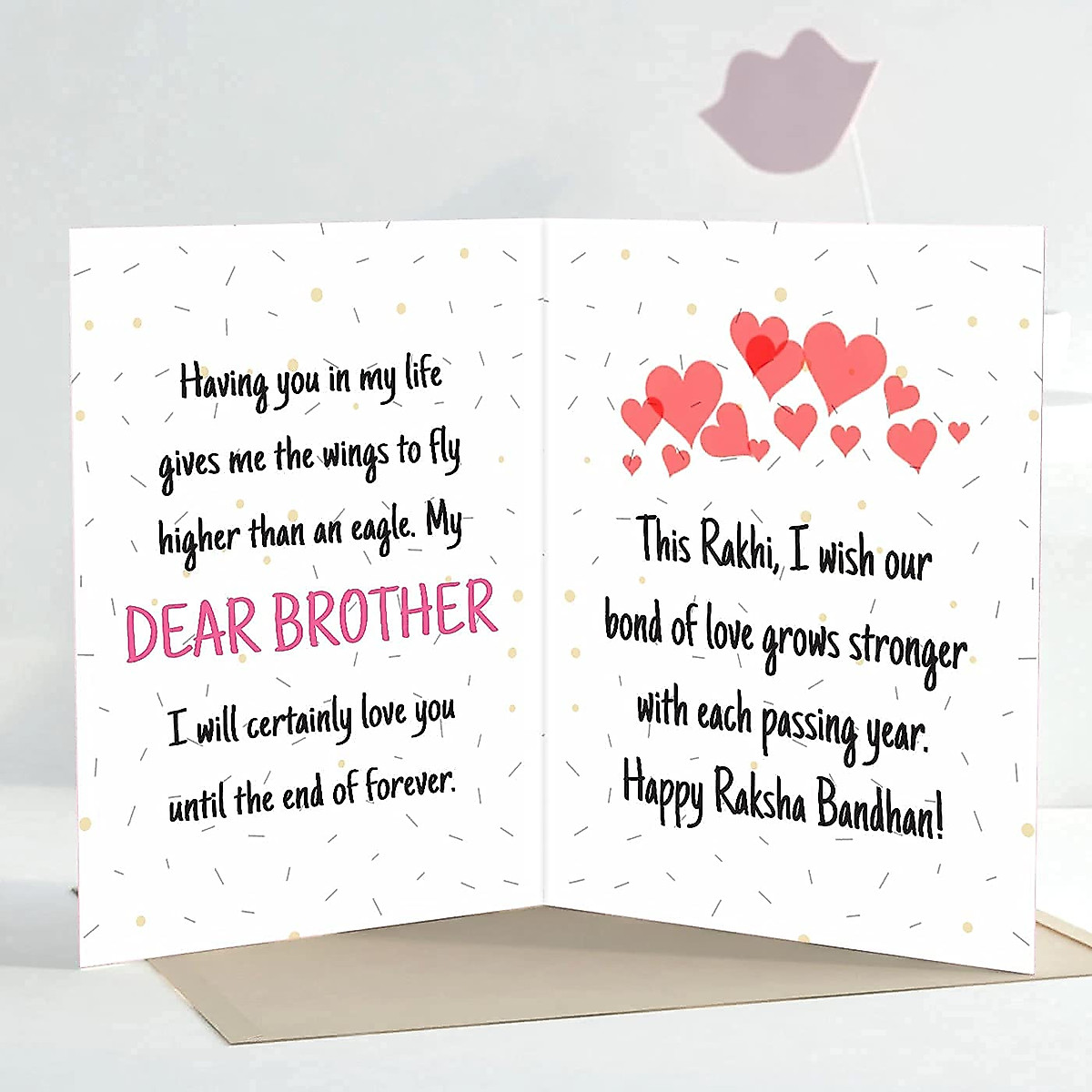 CRAFTSMAN Rakhi for brother Bhaiya Bhabhi Gift Set of 5 Pcs Rakhi for family Raksha Bandhan Festival Rakhi for Bhaiya and Bhabhi, Indian designer latest Rakhi for bhai Thread Bracelets (Design 2)