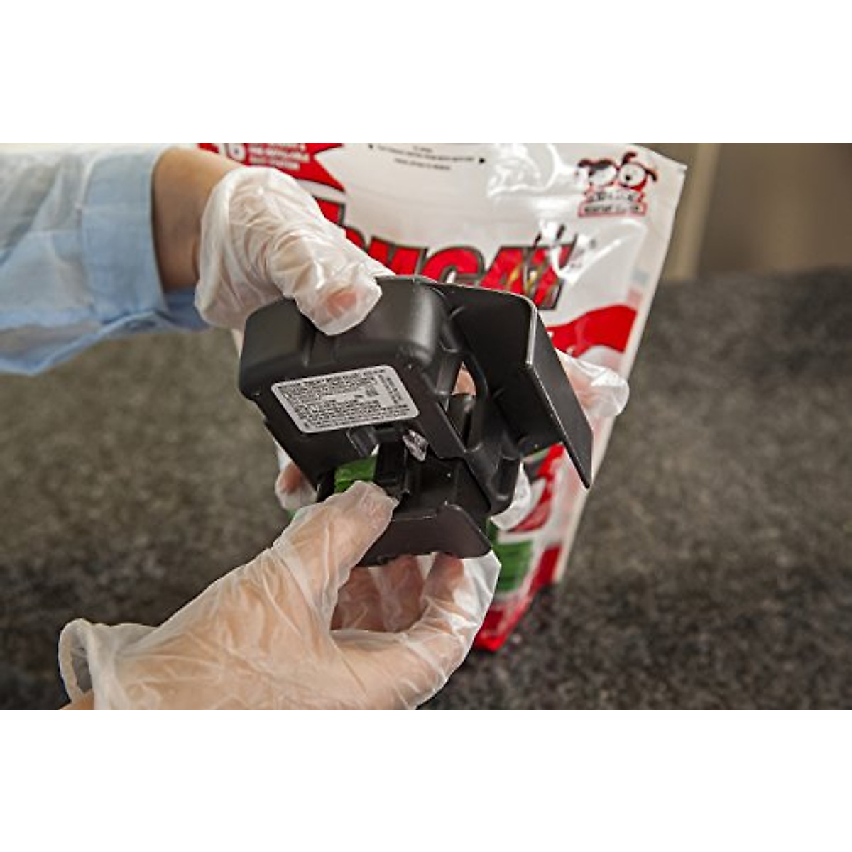 Tomcat Mouse Killer I Tier 1 Refillable Mouse Bait Station, 1 Station with 4 Baits (Box)