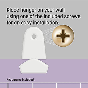 [10 pack] Impresa Mat Hangers for Cricut Cutting Mats to Organizes - Easy To Install Standard Grip Cutting Mat Hangars - Durable Impresa Holder for Cricut Mat Holder - Mat Hook - Mat Storage