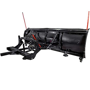 DK2 AVAL8219 Universal SUV/Truck Heavy Duty Snow Plow Kit 82 x 19 x 2 Inch Receiver Mount, Black