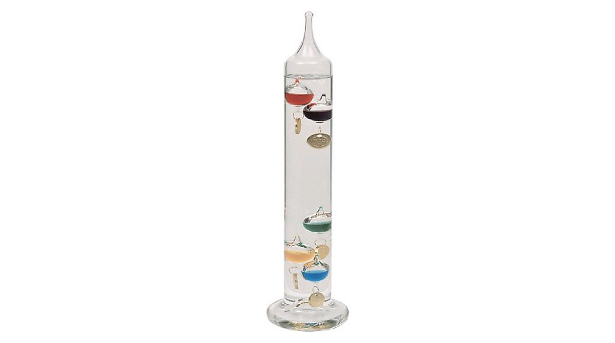 Lily's Home 14" Galileo Glass Thermometer - Perfect Gift