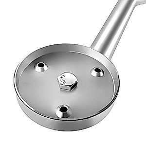 QWORK 23" Concealed Mount Safety Bath and Shower Grab Bar, Stainless Steel Shower Handle, Bathroom Balance Bar, Safety Hand Rail Support Bar for Handicap Elderly Injury, Wall Concealed Mount Handle