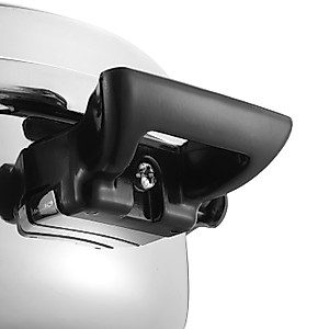 Vinod Platinum Triply Stainless Steel Pressure Cooker Mini - 2 Litre | SAS Bottom Pan Cooker | Induction and Gas Base Cooker | ISI and CE certified