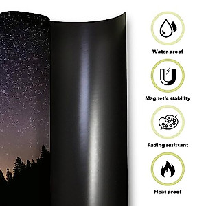 Dishwasher Magnet Cover Night Sky Milky Way Nature Panorama Magnetic Refrigerator Stickers Decorative Appliance Cover Fridge Panels Metal Door Garage 23x26in