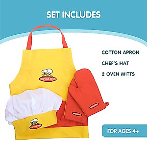 Curious Chef 3-Piece Prep Bowl Set for Kids, Dishwasher Safe, Made with BPA-Free Plastic, Real Cooking, and Baking Kitchen Tool