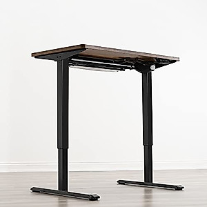 VIVO Universal 48 x 30 inch Solid One-Piece Table Top for Standard and Sit to Stand Height Adjustable Home and Office Desk Frames, Rustic Vintage Brown, DESK-TOP48-30N