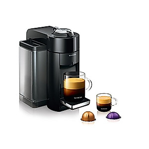Nespresso Vertuo Coffee and Espresso Machine by De'Longhi, Piano Black