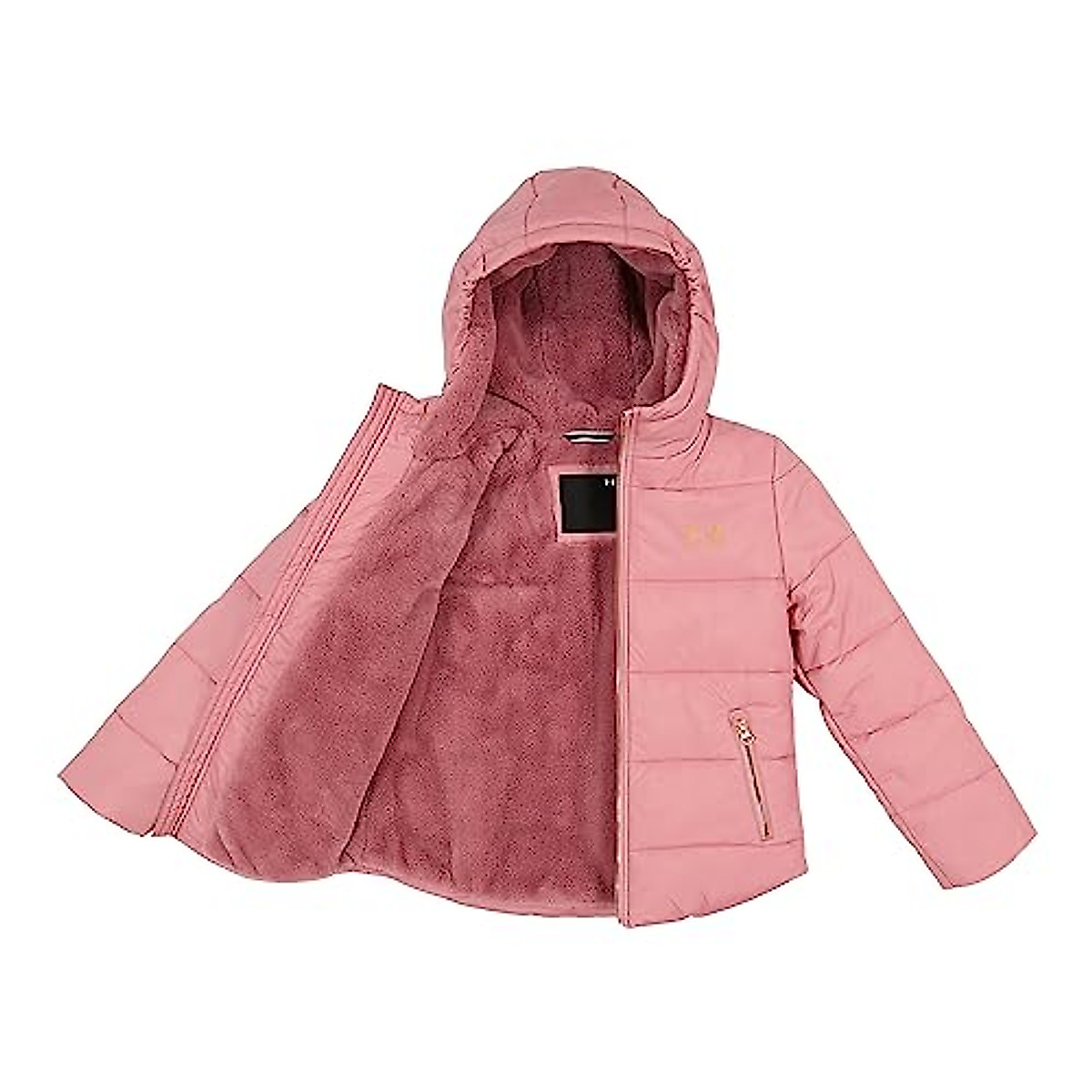 Under Armour UA EDIE PUFFER JACKET, Pink Elixir/Rose Gold, YMD