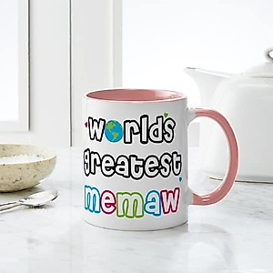 CafePress World's Greatest Memaw! Mug Ceramic Coffee Mug, Tea Cup 11 oz