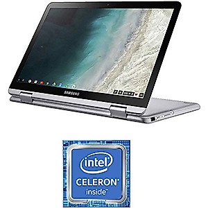 SAMSUNG Chromebook Plus (WiFi + LTE Verizon) Chrome OS 12.2" HD Touchscreen Intel Celeron 3965Y 4GB RAM 32GB eMMC - XE525QBB-K01US (Stealth Silver)