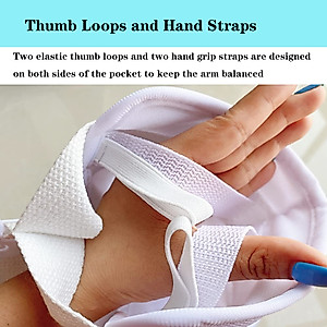 Ledhlth Breathable Arm Sling White for Broken Arm Men Women Youth Sling for Shoulder Injury Soft Adults Sling for Torn Rotator Cuff Comfortable Elbow Wrist Sling for Dislocated Shoulder