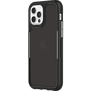 Griffin Survivor Endurance GIP-056-BKG Protective Case for iPhone 12 & 12 Pro - Black/Grey