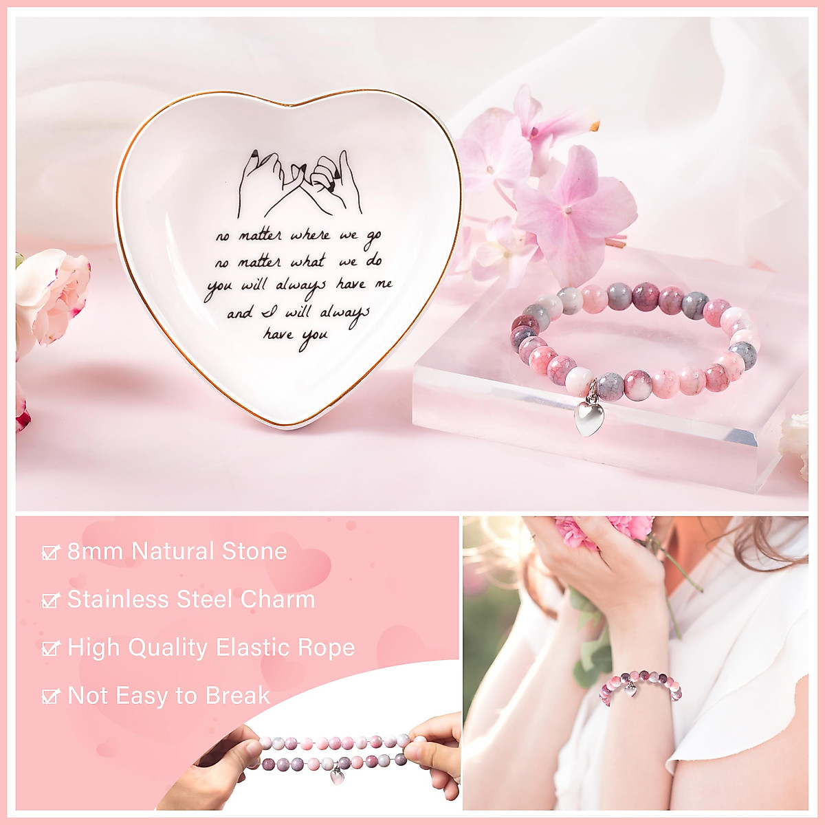 Birthday Gifts for Women Best Friends Gifts for Women Happy Birthday Gifts baskets for BFF Bestie Friendship Gifts Sister Gifts from Sister Christmas Gifts