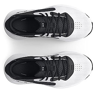 Under Armour Unisex Little Kid Pre School Lockdown 6 Basketball Shoe, (101) White/Black/Black, 2