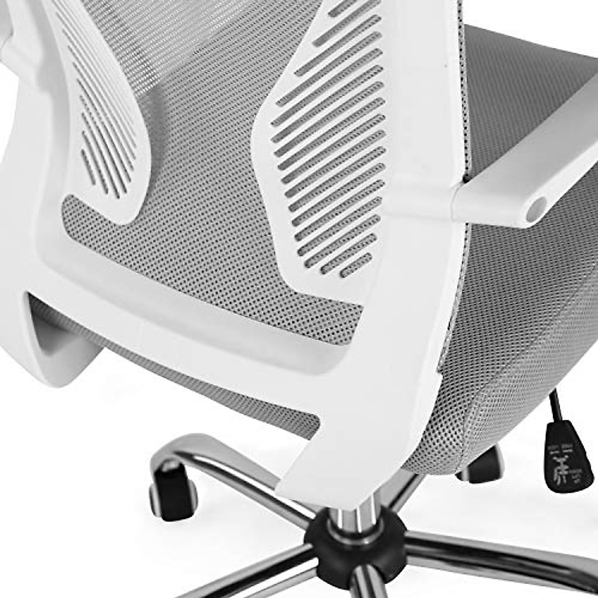 EdgeMod Chartwell Office Chair in White/Grey