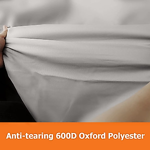 iCOVER Boat Folding Seat Cover-1 Pack 600 Denier Canvas Waterproof Heavy-Duty Weather Resistant Material Trailerable Fishing Chair Cover