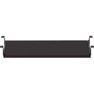 Lorell Essentials Keyboard Tray, 26" x 15" x .08", Espresso