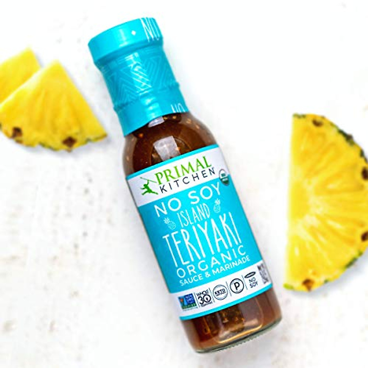 Primal Kitchen No-Soy Teriyaki Sauce Variety Pack, Whole30 Approved, Certified Paleo, and Keto Certified, Includes 1 Island Teriyaki & 1 Original No Soy Teriyaki