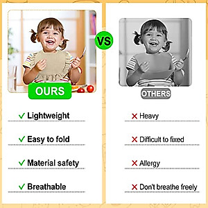 10 Pcs Muslin Baby Bibs Drool Teething Bibs Lap Shoulder Baby Bibs Cotton Drool Bibs Absorbent Baby Bandana Bibs for Unisex Boys Girls 0-6 Months Baby Teething and Drooling, Assorted Styles