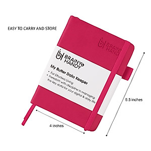 Best Address Book & Contact Log Notebook for Women Battling Brain Fog: Pocket-Sized (4x5.5 in) | Customizable Lined Pages, Alphabetical Tabs | For Contacts, Passwords, Ideas, and Worries | Stay on Top