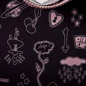 Loungefly Valfre Double Heart Mini Backpack