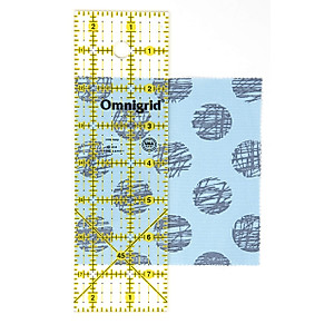 Omnigrid Ruler, 2-1/2 x 8-Inch, Clear