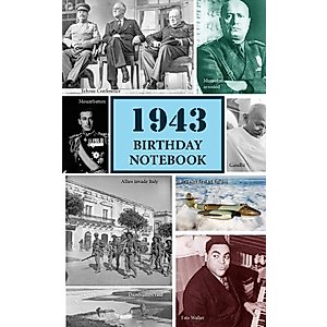 1943 Birthday Notebook: a great alternative to a card