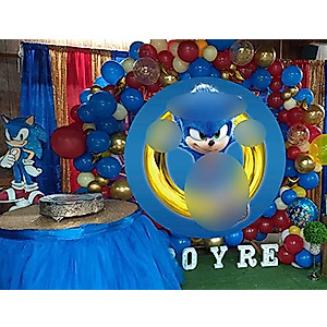 Baby Birthday Party Backdrop 7.5ft Diameter Round Cover Background Cartoon Hedgehog Theme Baby Shower Table Decoration Elastic Washable Ironable Fabric