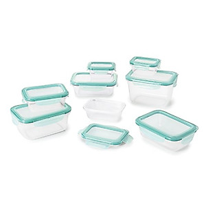 OXO Good Grips Smart Seal Leakproof Plastic Food Storage Container Set