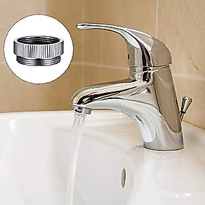Faucet Adapter Kit, Brass Aerator Adapter Male Female Sink Faucet Adapter Connecting Garden Hose, Water Filter, Hose via Diverter