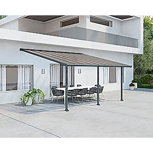 Palram - Canopia Olympia Patio Cover - 10' x 18' - Gray/Bronze