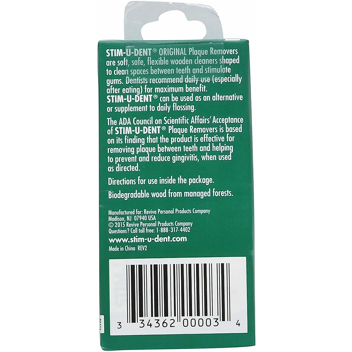 Stim-U-Dent Plaque Removers Mint 100 Each (Pack of 5)