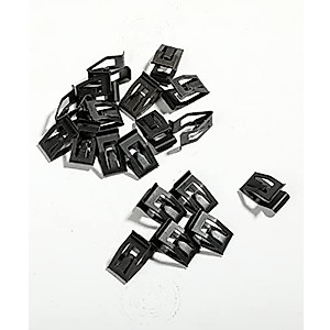 ESEWALAS 20PCS Dashboard Trim Clips,Automotive Car Metal Retainer Car Front Console Retainer,Front Console Dash Dashboard Trim, Metal Dash Retainer Clips Replacement for Mose Cars