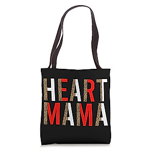 Heart Mama CHD Warrior Mom Congenital Heart Disease Mother Tote Bag