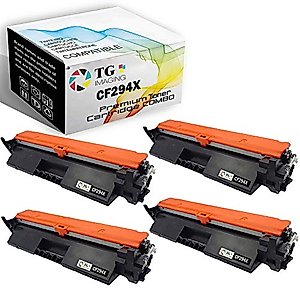 (4-Pack) TG Imaging 4xBlack Compatible HP 94X CF294X Toner Cartridge Replacement for HP Laser-Jet Pro M118dw M148dw Printer (4xSuper High Yield)