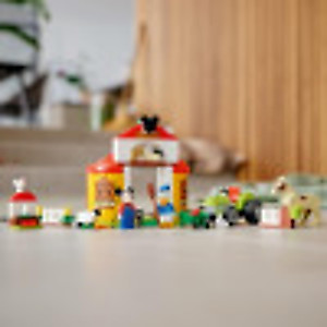 LEGO Disney Mickey and Friends Mickey Mouse & Donald Duck’s Farm 10775 Building Kit; A Creative Play Set for Kids; New 2021 (118 Pieces)