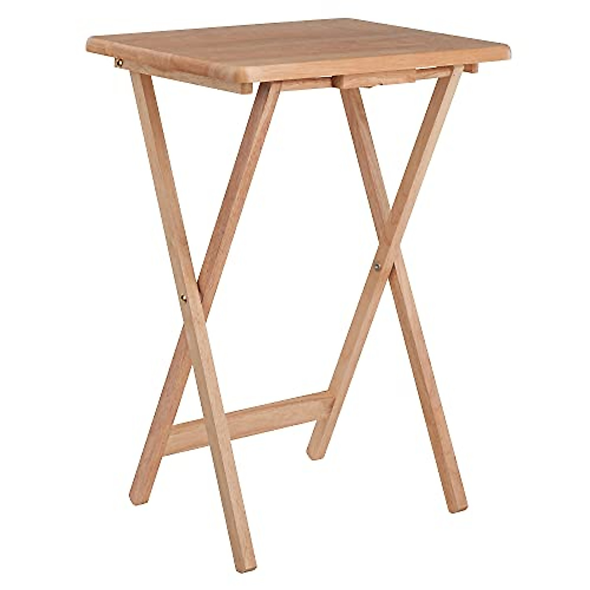 Winsome Alex 2-pc Set TV Table, Natural, 19.06 x 14.57 x 25.98"