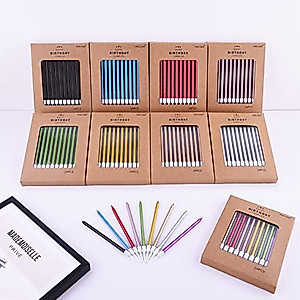 PHD CAKE 24-Count Gold Long Thin Metallic Birthday Candles, Cake Candles, Birthday Parties, Wedding Decorations, Party Candles